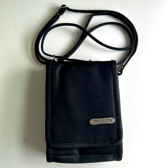 Travelon | Bags | Travelon Small Black Crossbody Bag | Poshmark